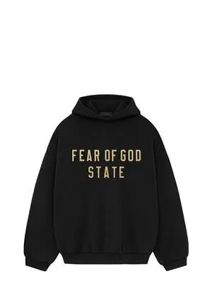 Fear Of God Essentials Fleece Hoodie Black