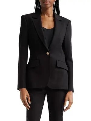 Cinq À Sept Danicka One-button Blazer - Black