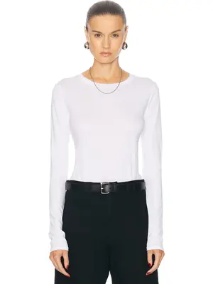NILI LOTAN Long Sleeve Shirt - White