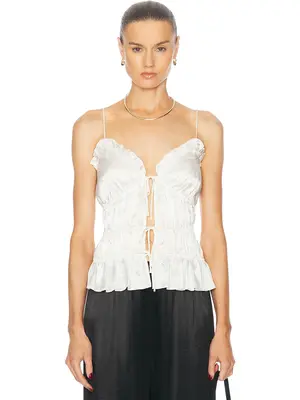 Tove Keonie Top - White