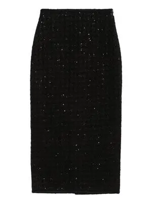 ROTATE BY BIRGER CHRISTENSEN ROTATE BIRGER CHRISTENSEN Bouclé Midi Skirt