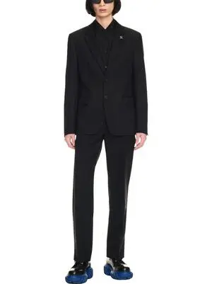 Off-White Slim-fit Trousers - Black