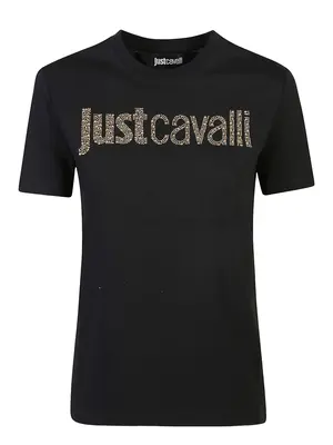 Just Cavalli Logo T-shirt - Black