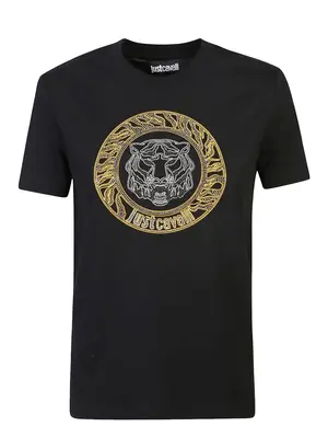 Just Cavalli Logo T-shirt - Black