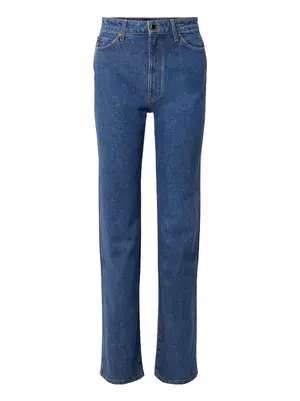 Khaite Danielle Slim-leg Jeans - Blue