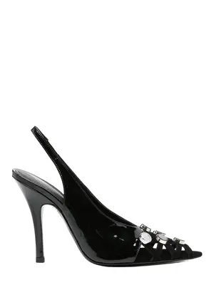 Attico 110mm Fiona Pumps - Black