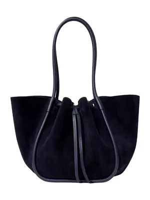 Proenza Schouler Large Ruched Tote Bag - Blue