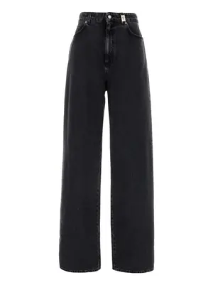 Alexander McQueen Wide Leg Jeans - Black