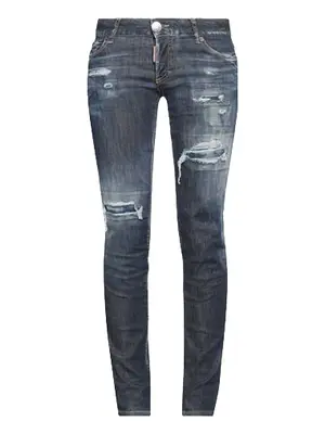 Dsquared2 Skinny Jeans With Distressed Detail - Blue