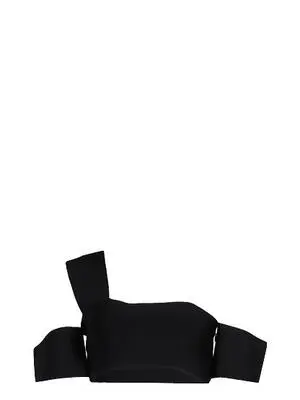 Alexander McQueen One-shoulder Top - Black