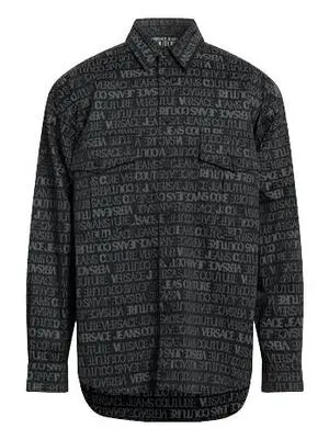 Versace Shirt Size Cotton, Elastane - Black