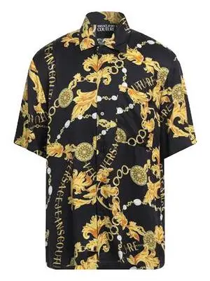 Versace Shirt Size Viscose - Black