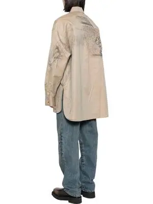 FENG CHEN WANG Trompe Loeil Shirt - Neutrals
