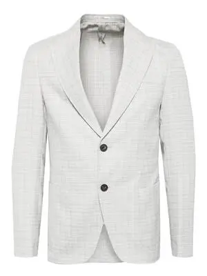 Pal Zileri Micro Check Blazer - Grey