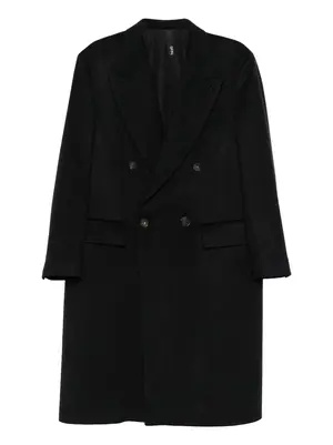 HEVO Martinafranca Cashmere Coat - Blue