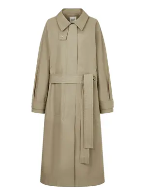 STUDIO TOMBOY Oversized Trench Coat - Neutrals