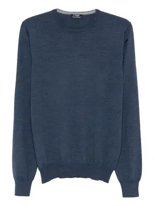 BARBA NAPOLI Paricollo Sweater - Blue