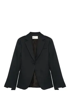 Tory Burch Textured Crepe Blazer - Black