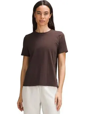 Lululemon Organic Cotton Crewneck T-shirt - Espresso