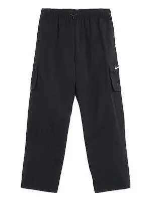 Nike High-rise Woven Cargo Pants - Black/white