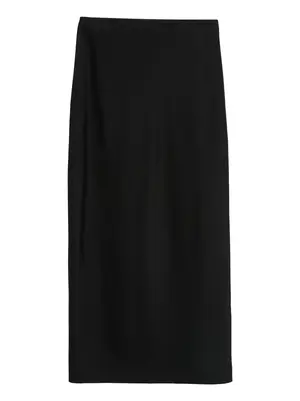 Carven Bias-cut Maxi Skirt - Black