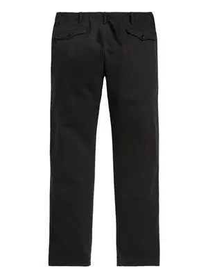 Ralph Lauren Regular Cotton Trousers - Black