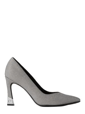 Karl Lagerfeld Premiere 90mm Glitter Pumps - Silver