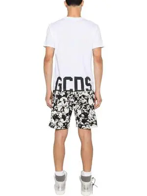 Gcds Low Band Logo T-shirt - White