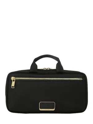 Tumi Voyageur Small Madeline Cosmetic Travel Case - Black/gold