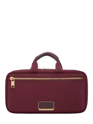 Tumi Voyageur Small Madeline Cosmetic Travel Case - Wine