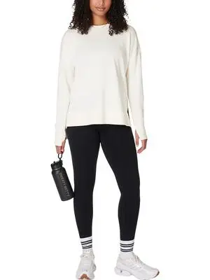 Sweaty Betty After Class Longline Sweatshirt - Lily White
