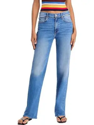 MOTHER The Kick It High Rise Bootcut Jeans - Fan Favorite