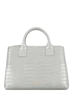 TEDDY BLAKE Teddy Blake Bella Croco 12" Light Grey
