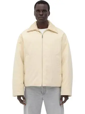 BOTTEGA  VENETA Bottega Veneta Cotton Twill Puffer Jacket - Sea Salt