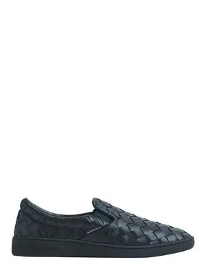 BOTTEGA  VENETA Bottega Veneta Sawyer Intrecciato Leather Sneakers - Shadow