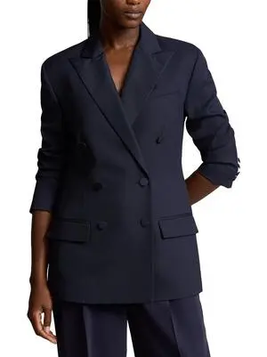 Polo Ralph Lauren Wool Double-breasted Jacket - Navy