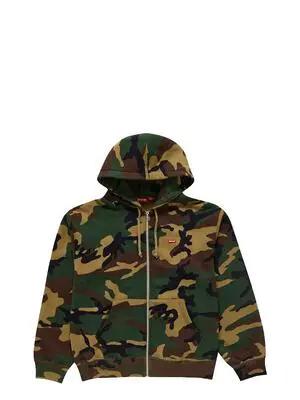 Supreme Small Box Hooded Sweatshirt - Woodland Camo