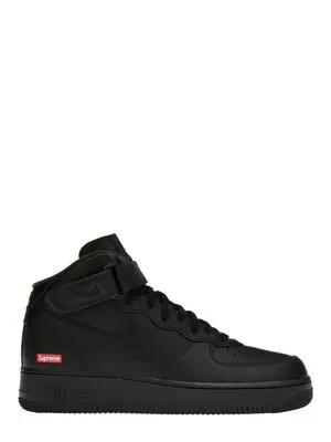 Nike Force 1 Mid Supreme Sneakers - Black