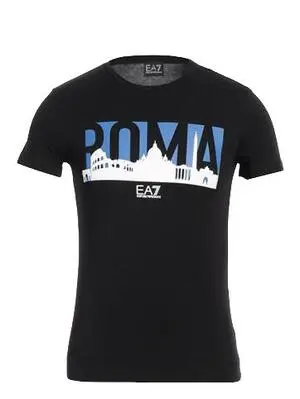 EA7 T-shirt Size Cotton - Black