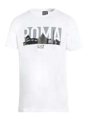 EA7 T-shirt Size Cotton - White