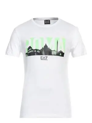 EA7 T-shirt Size Cotton - White