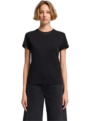 7 For All Mankind Basic Tee - Black