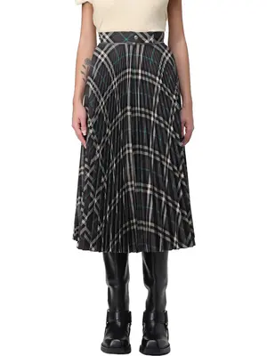 Burberry Plaid Pleated Skirt - Multicolor