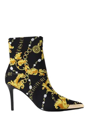 Versace Versace Jeans Couture Printed Boots Black
