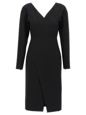 Fendi Techno Jersey Dress - Black