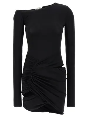 NENSI DOJAKA Asymmetrical Dress - Black