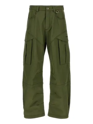 Off White Off-white 'arr Cot Straight Cargo' Pants - Green