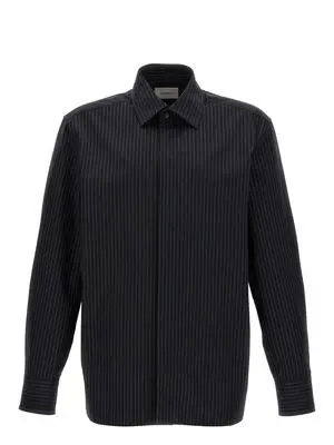 Saint Laurent Striped Shirt - White/black