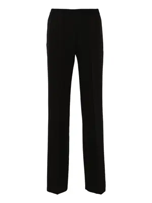 ERMANNO FIRENZE Slim Fit Trousers - Black