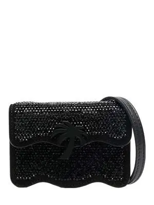 Palm Angels Palm Beach Micro Party Crossbody - Black/silver